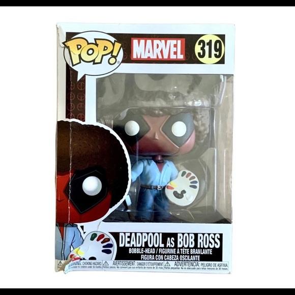 Funko | Other | Funko Pop Marvel Deadpool As Bob Ros | Poshmark